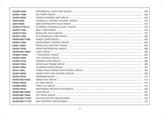 Kioti daedong ex35 ch tractor parts catalogue manual | PDF