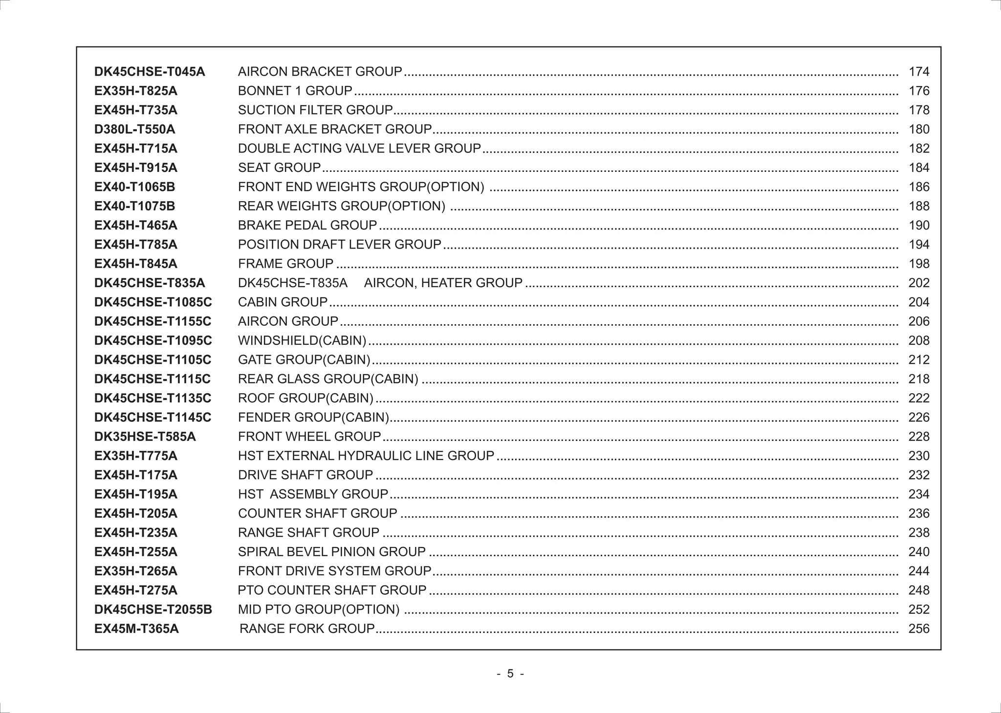 Kioti daedong ex45 ch tractor parts catalogue manual | PPT