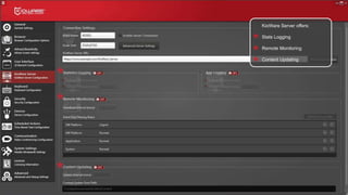 KioWare for Windows: Config Tool Overview | PPTX