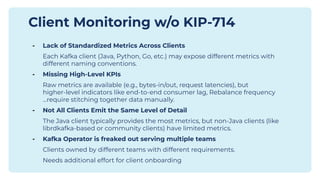 Monitor Kafka Clients Centrally with KIP-714 | PDF