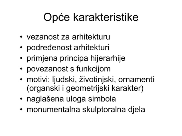 Kiparstvo romanike 1 | PPT