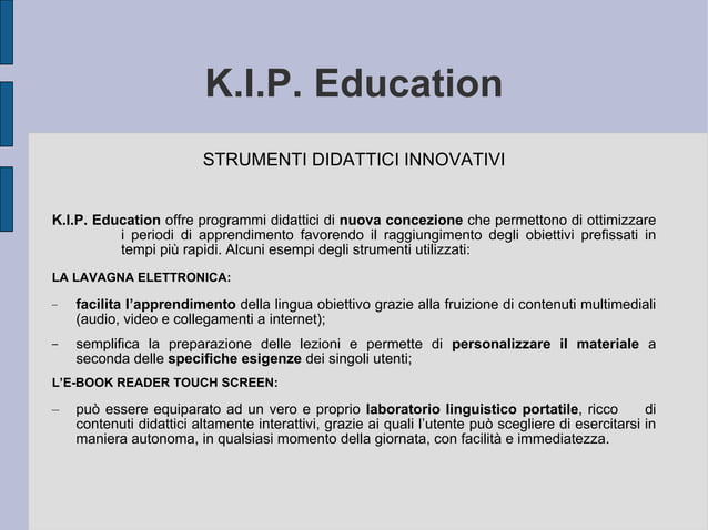 Kip Education | PPT