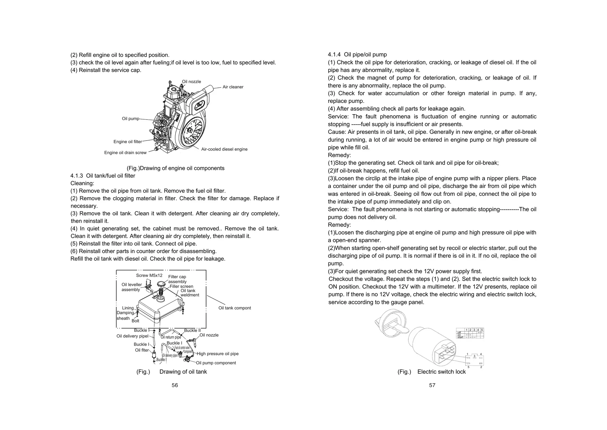 Kipor diesel-gen-service manual | PDF