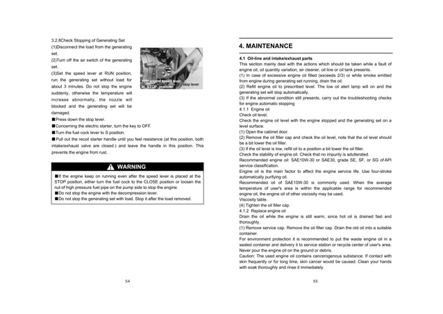 Kipor diesel-gen-service manual | PDF