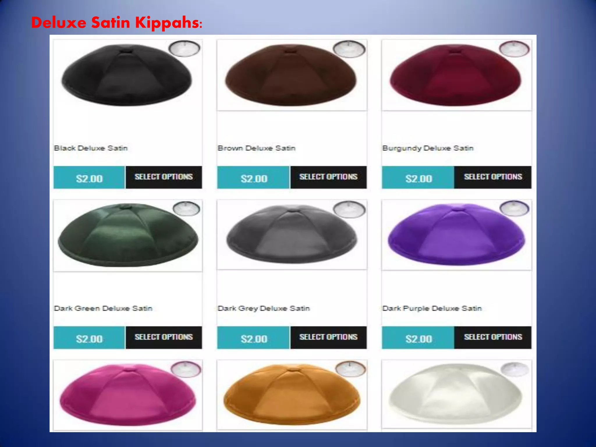 Kippahs for sale at kippahs your way | PDF