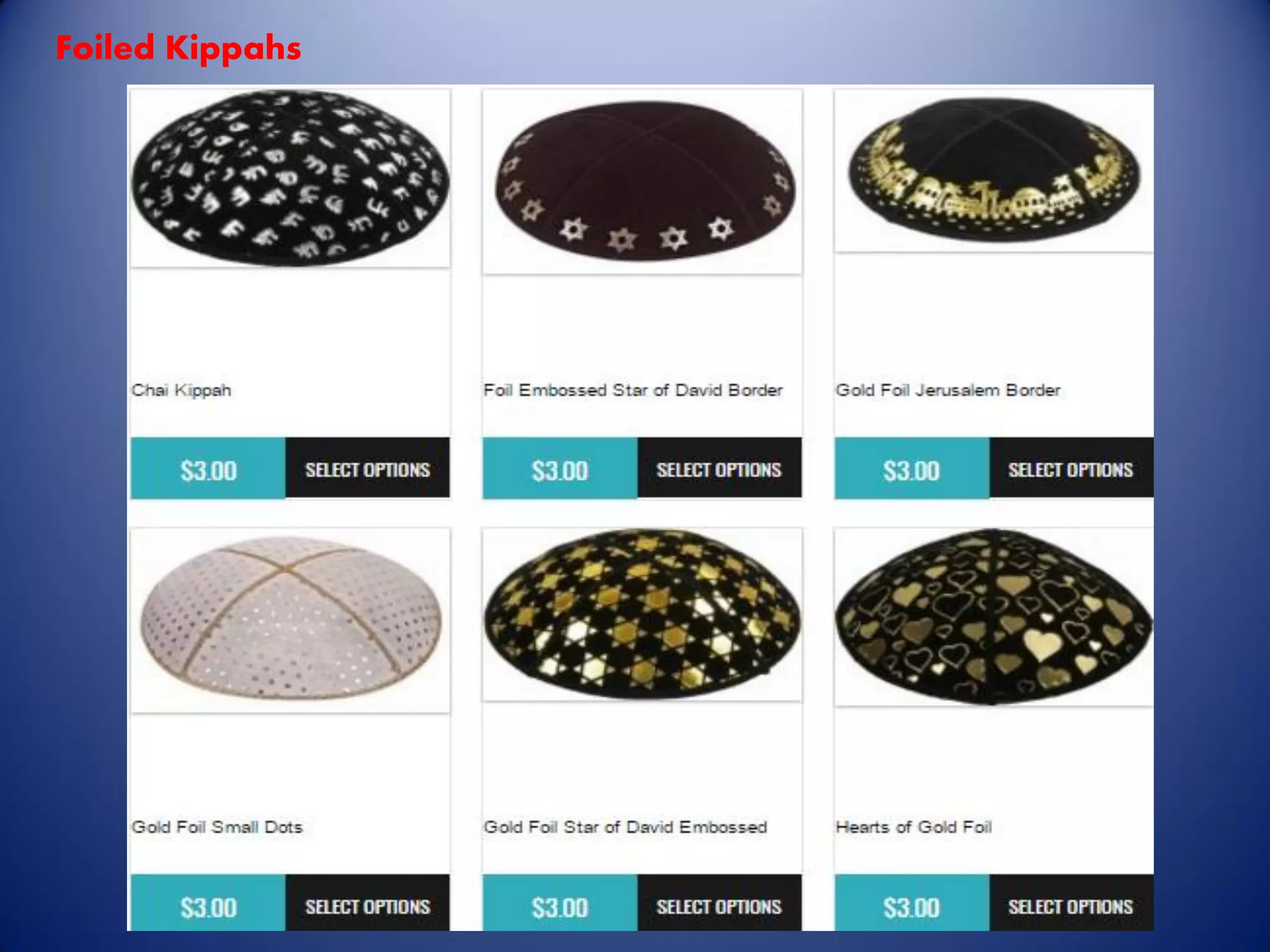 Kippahs for sale at kippahs your way | PDF