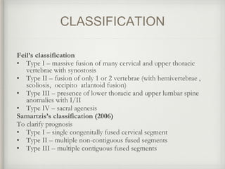 Acase of Klippel feil syndrome | PPTX