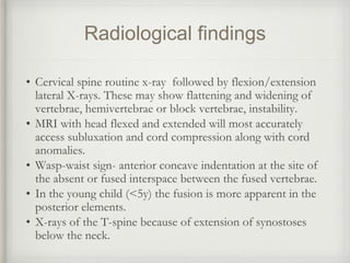Acase of Klippel feil syndrome | PPTX