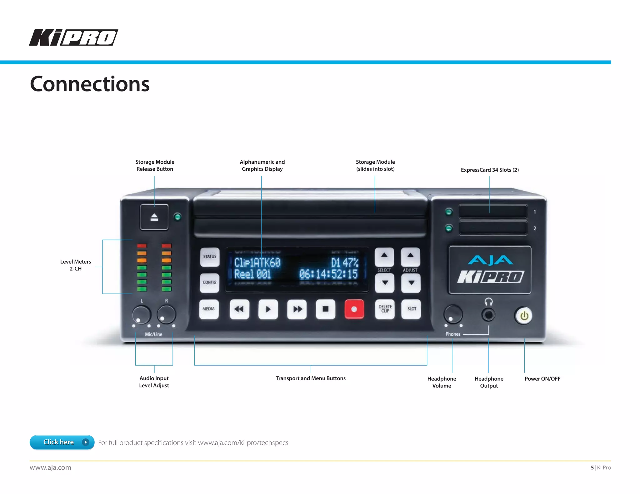AJA KIPRO Portable Digital file recorder with Apple Process 422 | PPT