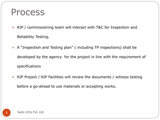 Testing And Commissioning | PPTX