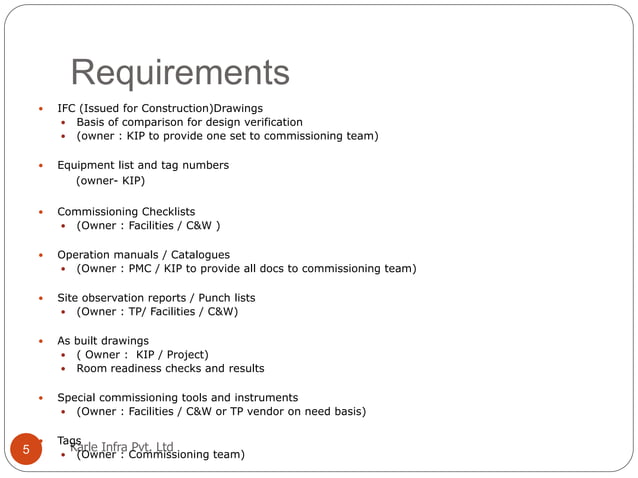 Testing And Commissioning | PPTX