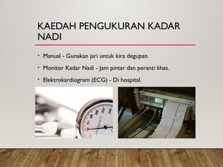 Kiraan Kadar Nadi Karvonen nadi mak nadi rehat | PPTX