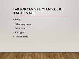 Kiraan Kadar Nadi Karvonen nadi mak nadi rehat | PPTX