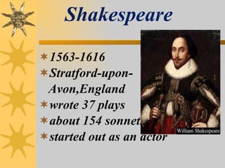 shakes spear | PPT | Theater | Fine Art