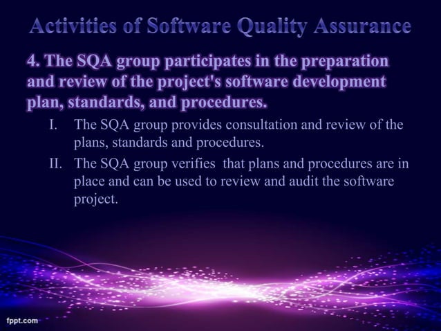 Software Quality Assurance(SQA) | PPTX