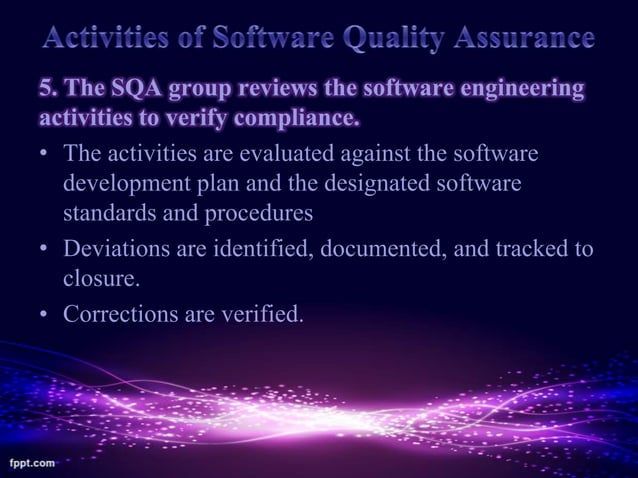 Software Quality Assurance(SQA) | PPTX