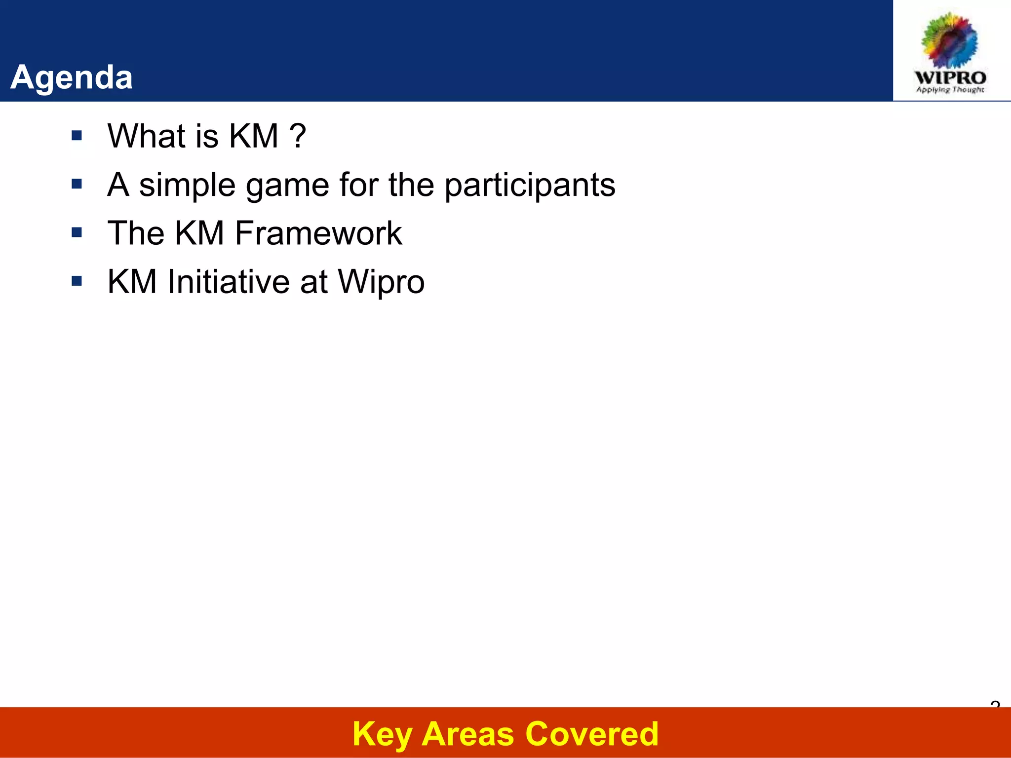 WIPRO - Knowledge Management | PPT