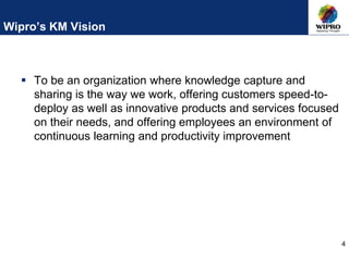 WIPRO - Knowledge Management | PPT