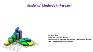 Statistical Methods in Research | PDF