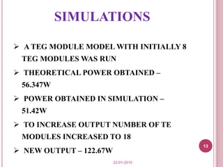 Thermoelectricity | PPTX