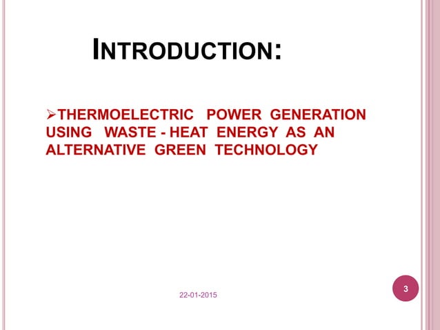 Thermoelectricity | PPTX | Physics | Science