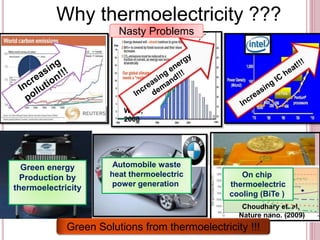 Thermoelectricity | PPTX