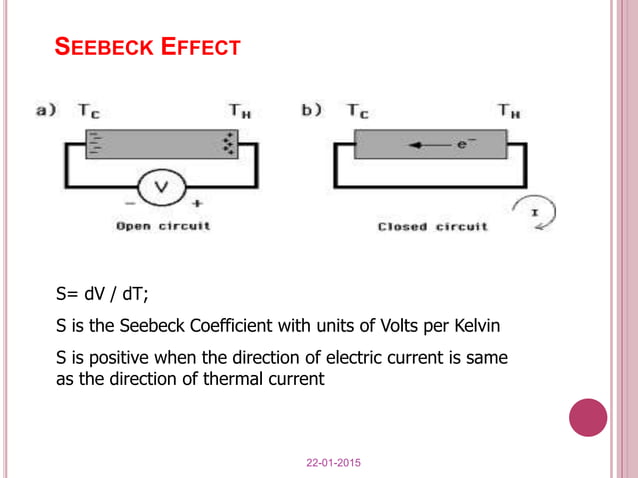 Thermoelectricity | PPTX | Physics | Science