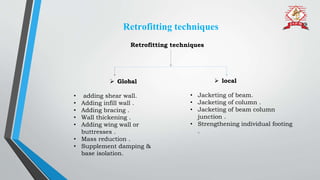 Kiran more (retrofitting presentation)te b | PPT