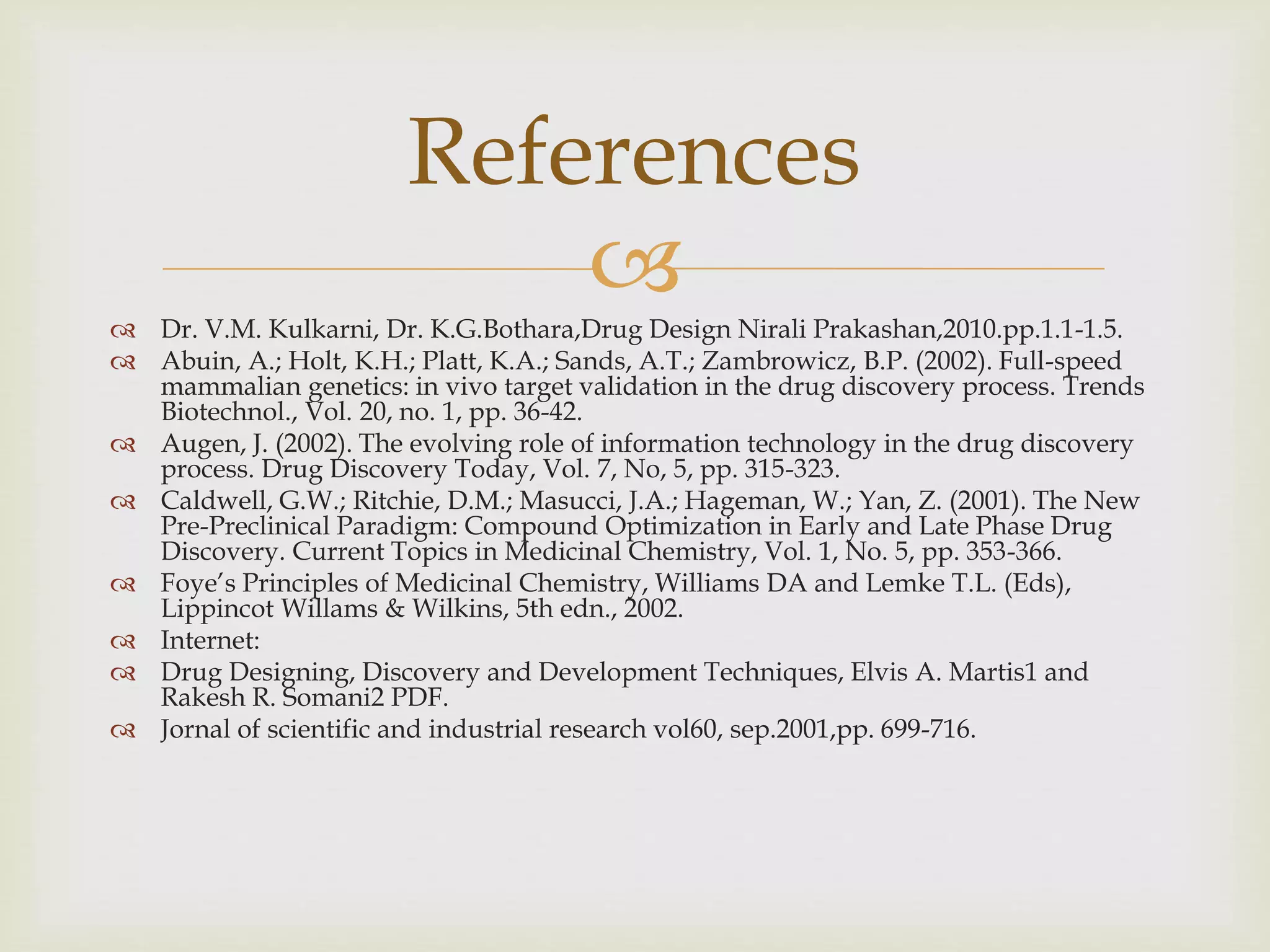 Drug design and development | PPT