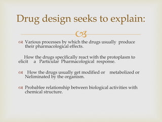 Drug design and development | PPT