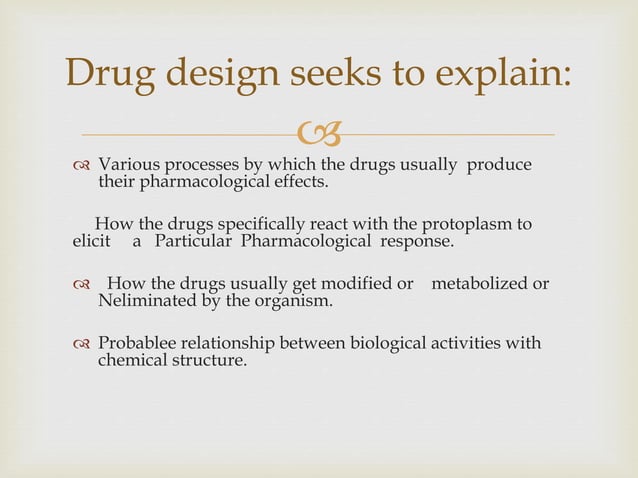 Drug design and development | PPT