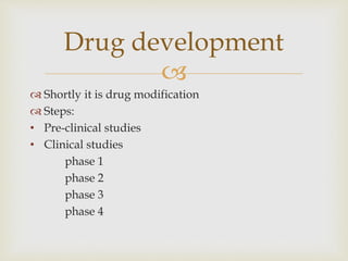 Drug design and development | PPT