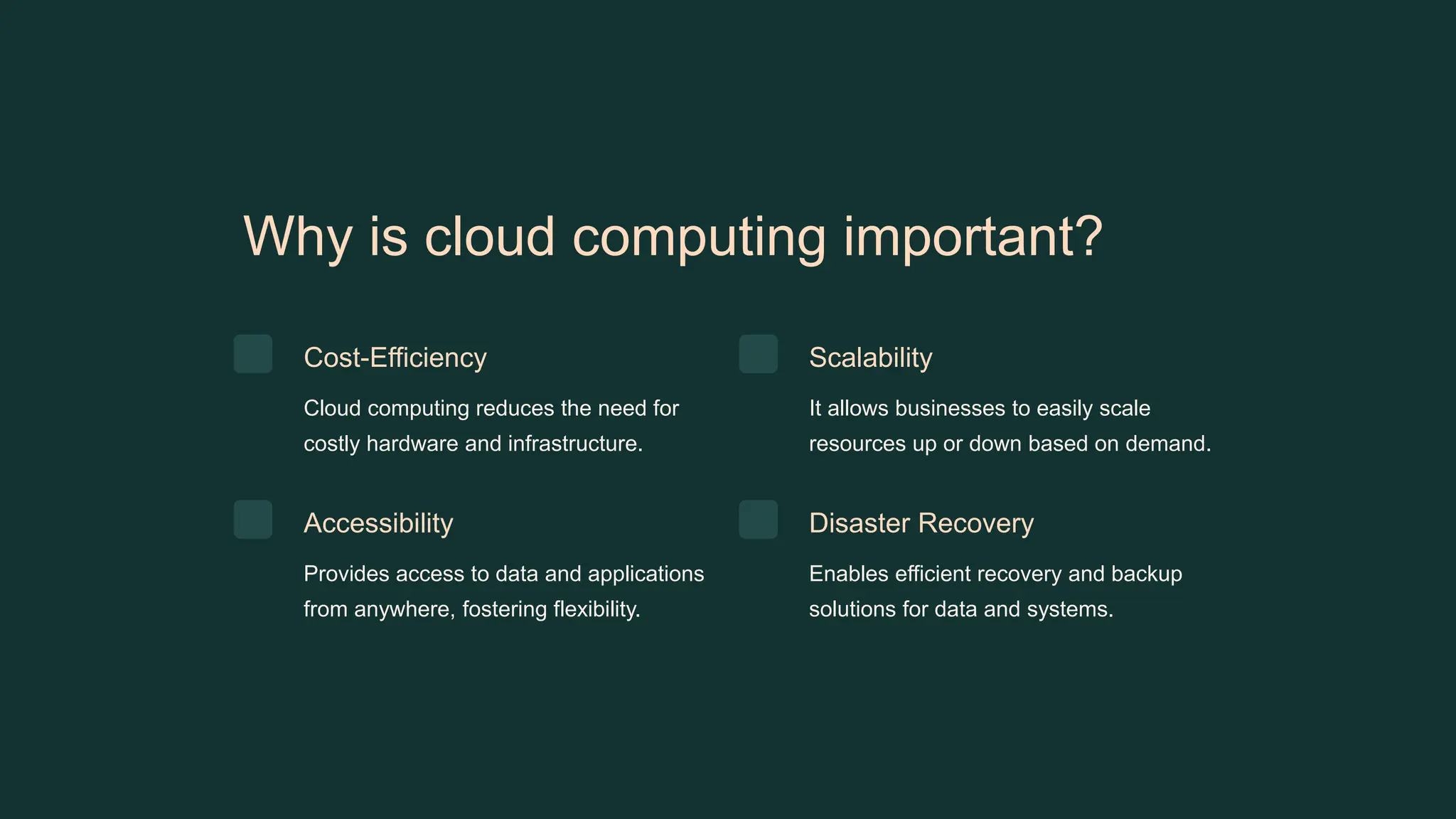 Benefits of cloud computing key points 👉 | PPTX
