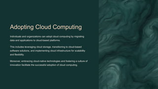 Benefits of cloud computing key points 👉 | PPTX