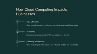 Benefits of cloud computing key points 👉 | PPTX