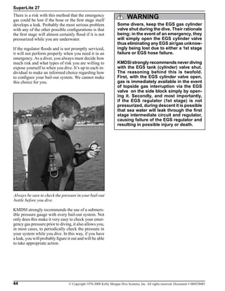 Kirby morgan superlite_27_dive_helmet_manual | PDF