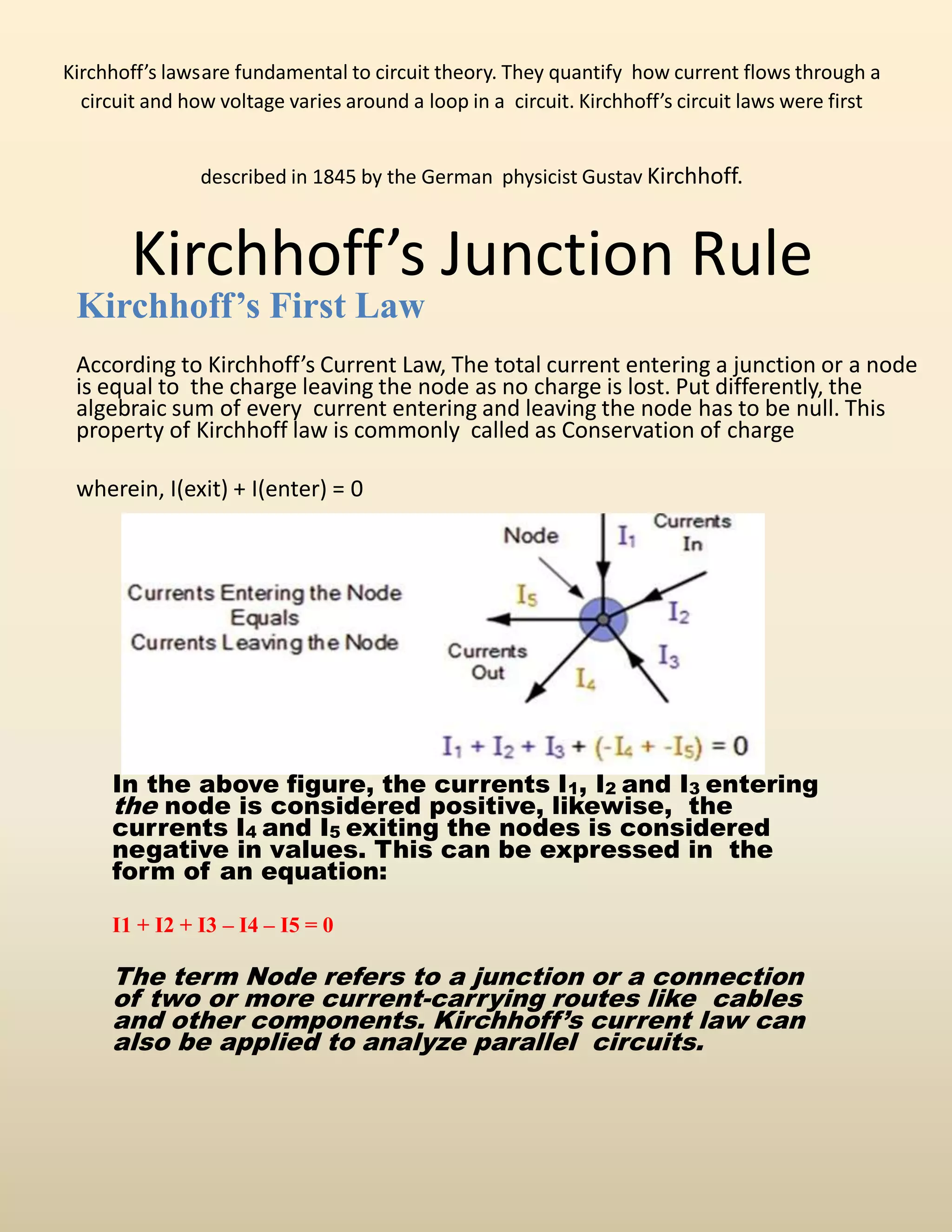 Kirchhoff law | PPT