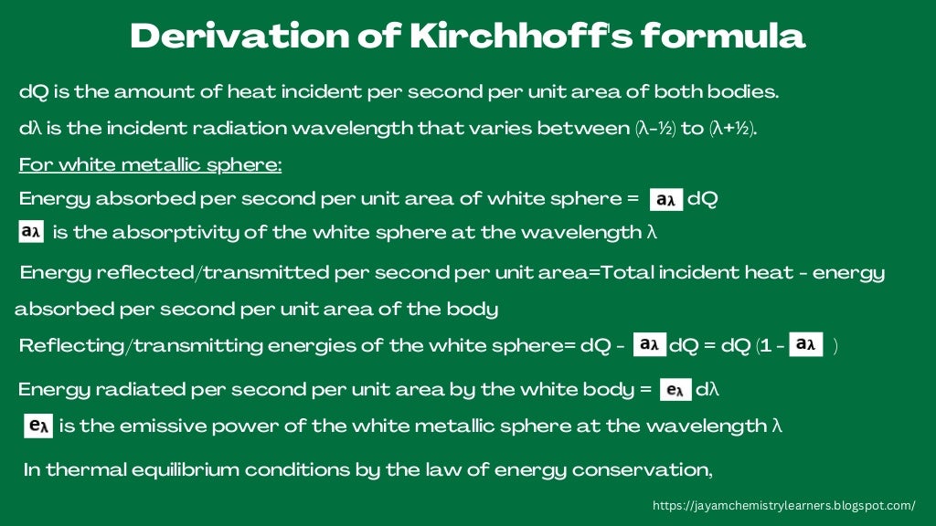 Kirchhoff's law formula and its derivation. Numerical problems.pdf