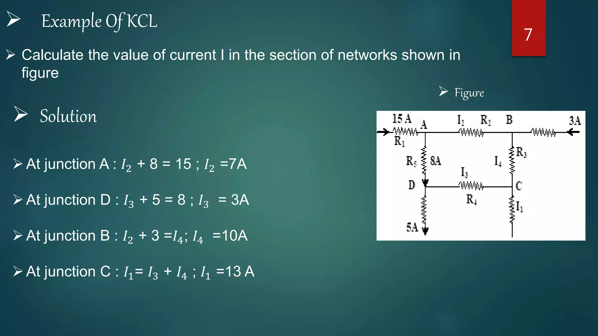 Kirchhoff's laws With Examples | PPT