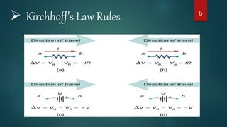 Kirchhoff's laws With Examples | PPTX
