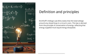 Kirchhoff's Laws.pptx and both kvl and kcl inthis presentation | PPTX