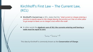 Kirchoff's law | PPT