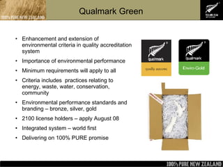 Tourism NZ presentation | PPT