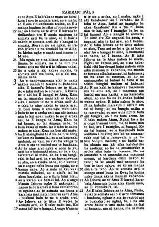 Kiribati bible genesis 1 | PDF