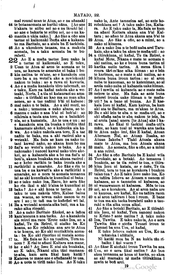 Kiribati bible new testament | PDF