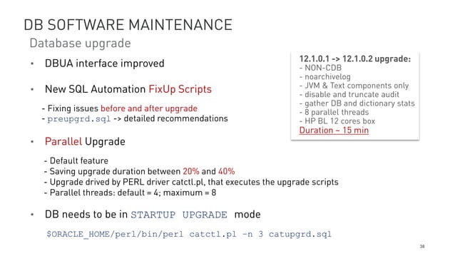 Reduce planned database down time with Oracle technology | PDF