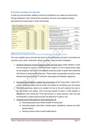 Kirin breweries india entry strategy | PDF