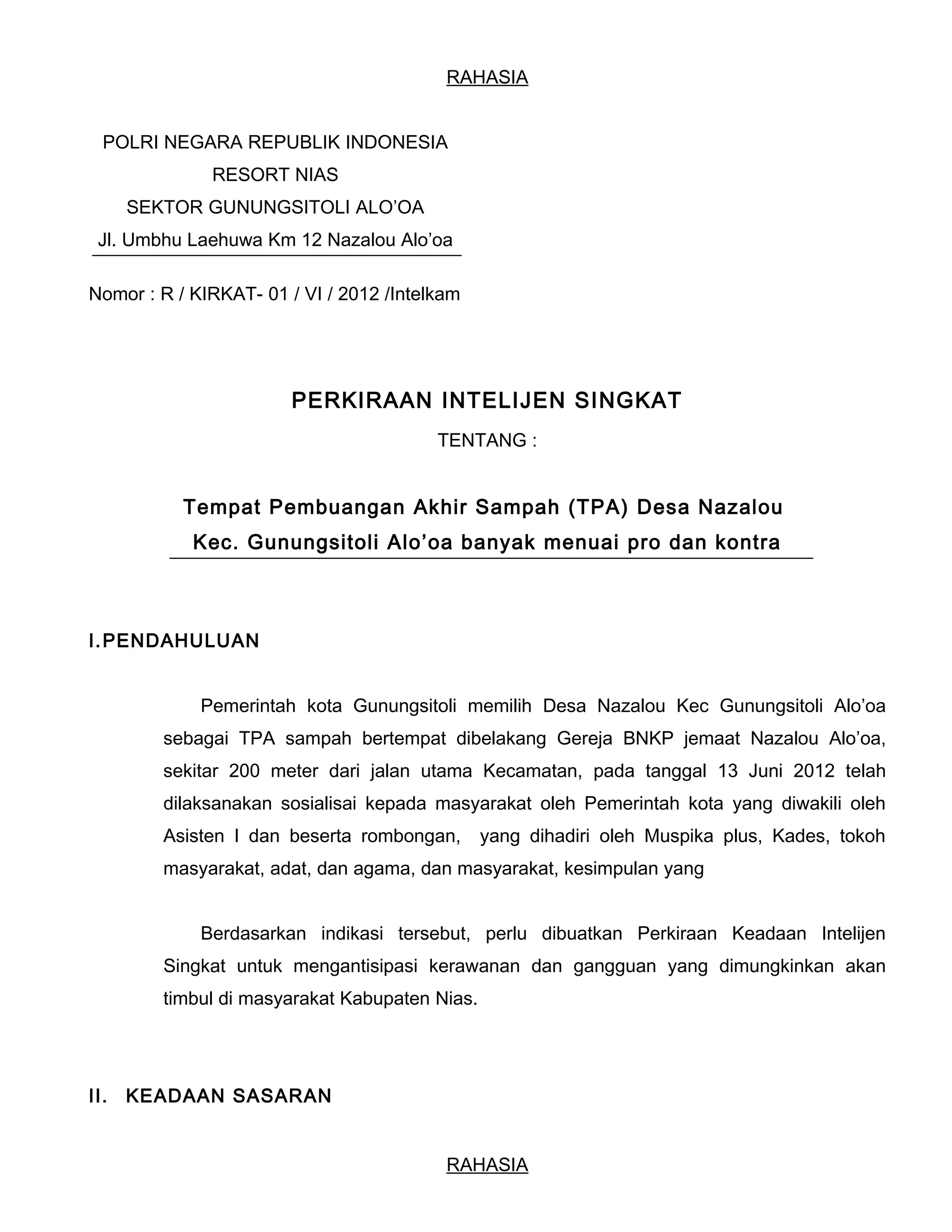 Kirkat tpa sampah | DOC