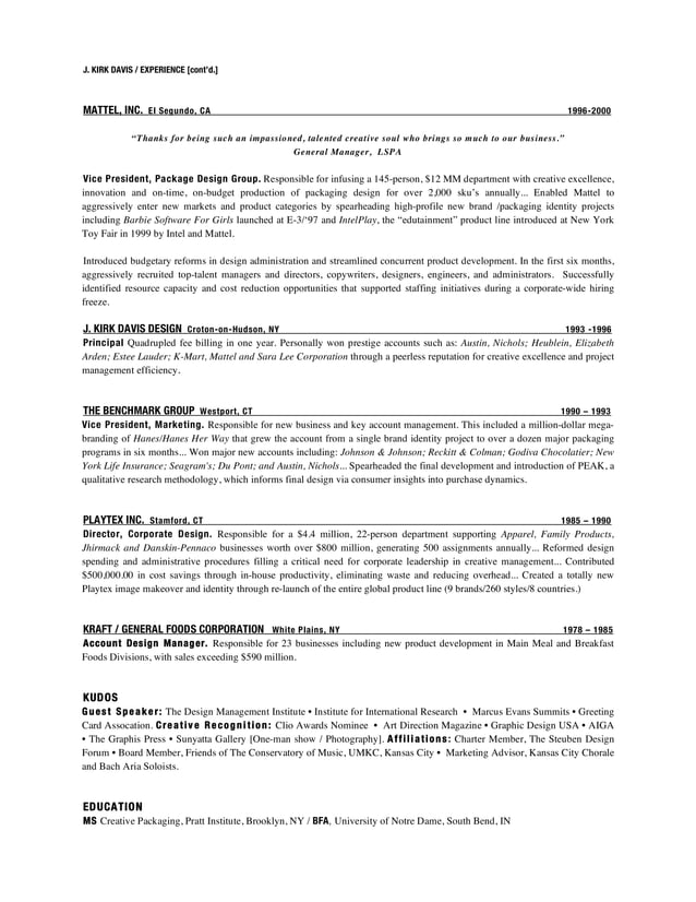 Kirk Davis Resume | PDF | Business Administration | Business