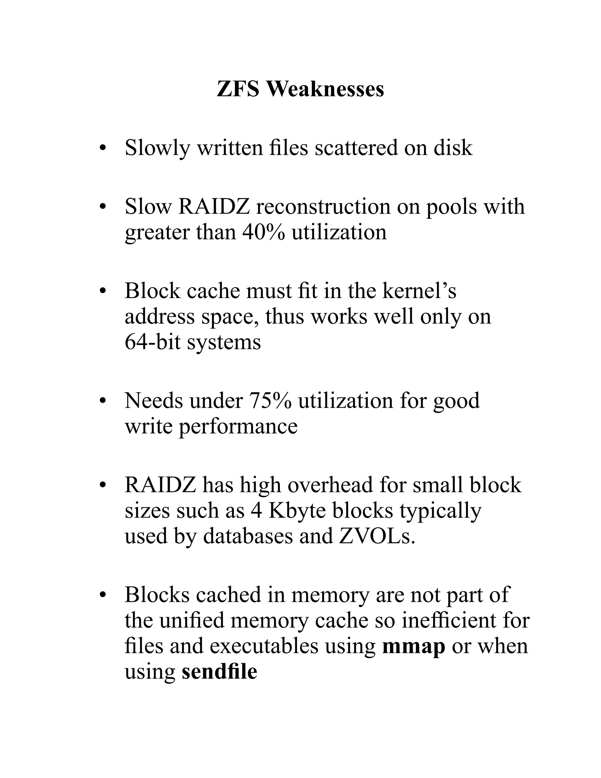 An Introduction to the Implementation of ZFS by Kirk McKusick | PDF | Free Download